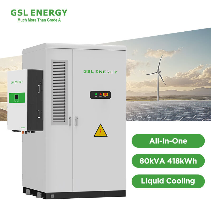All-in-One Liquid Cooling Energy Storage Systems | GSL BESS 208kWh–418kWh for Commercial ...